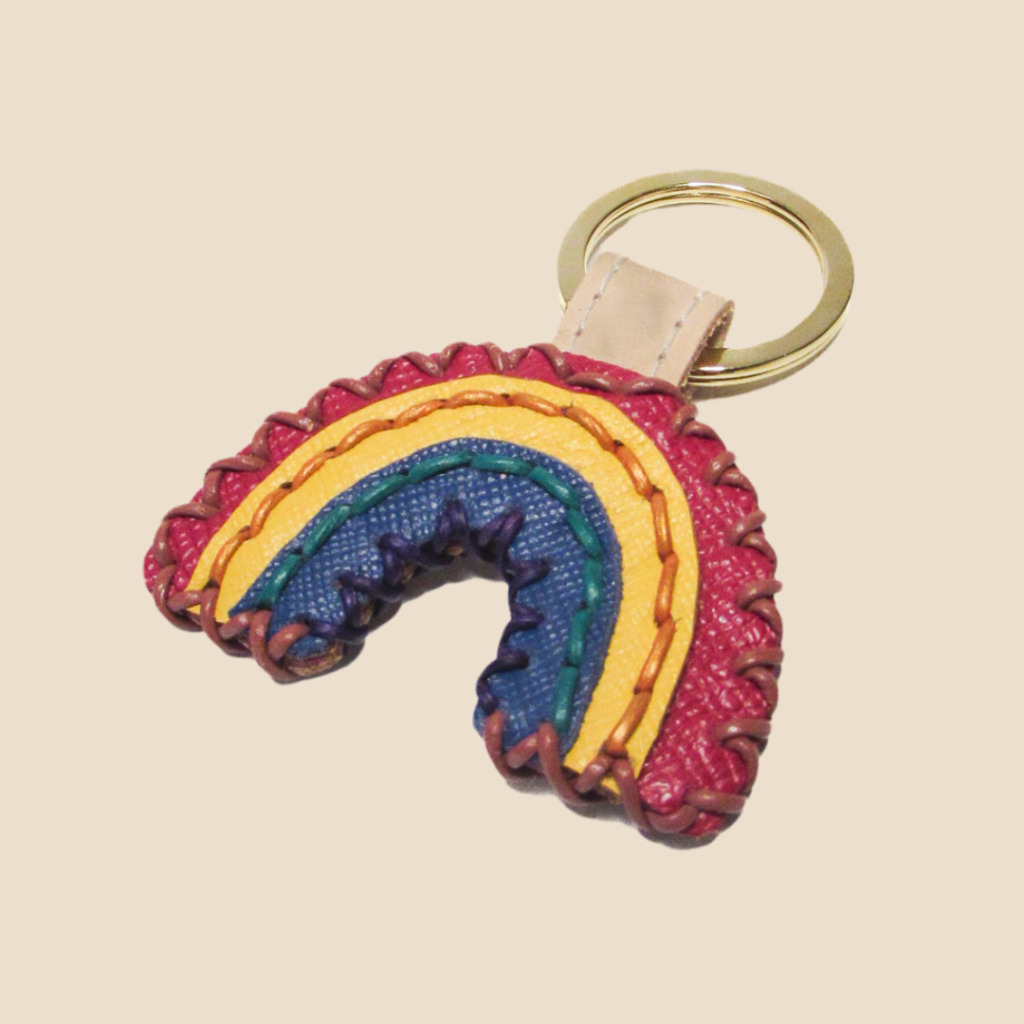 rainbow keychain - fado made co.