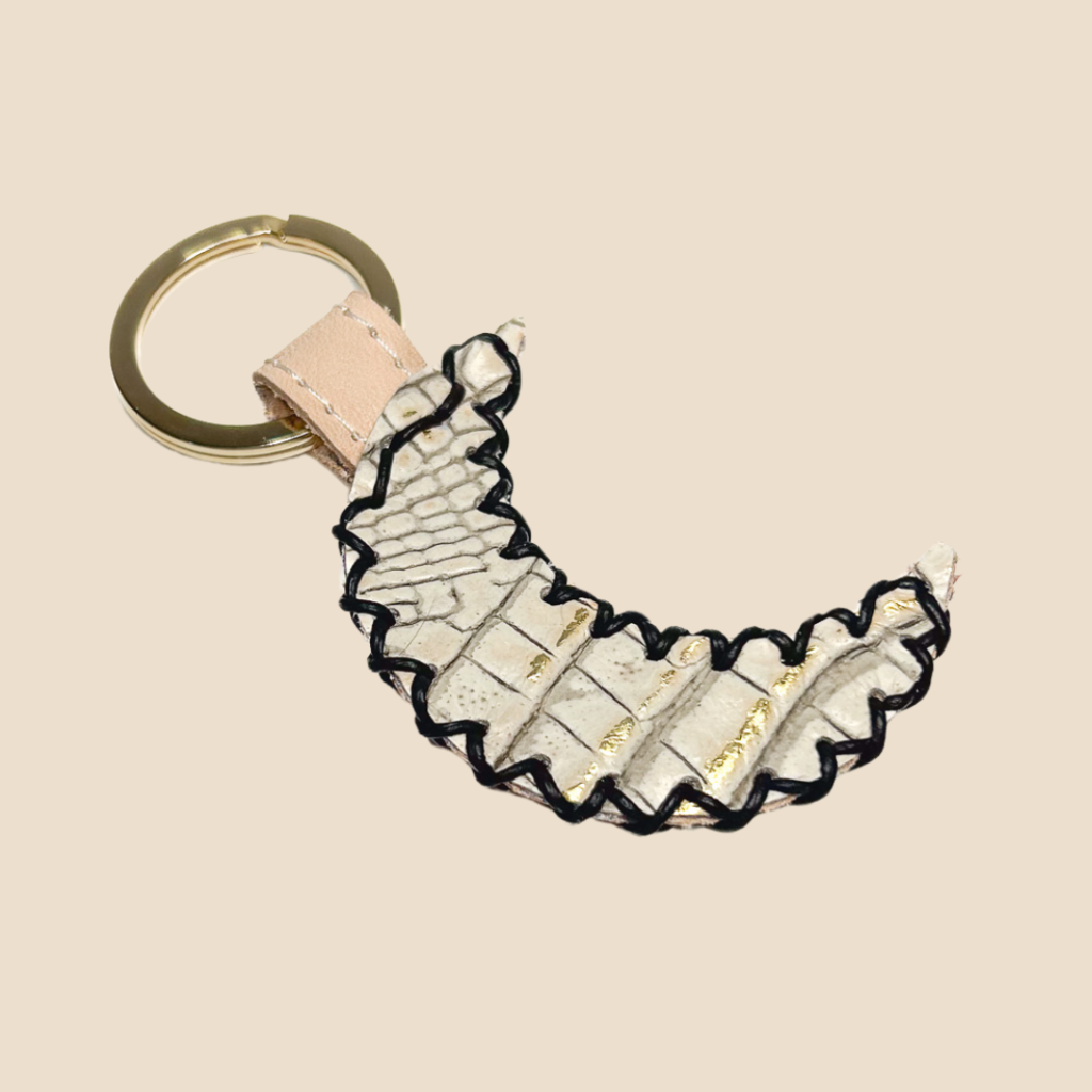 crescent moon keychain - fado made co.